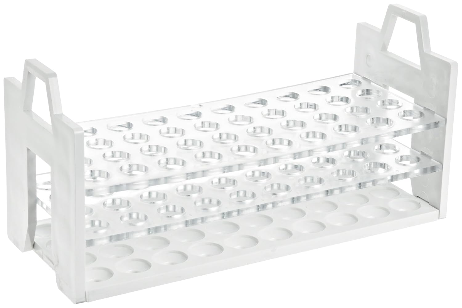 90-Place Tube Rack for 13mm Tubes 9.6L x 4.1W x 2.5H tillescenter Lab ...