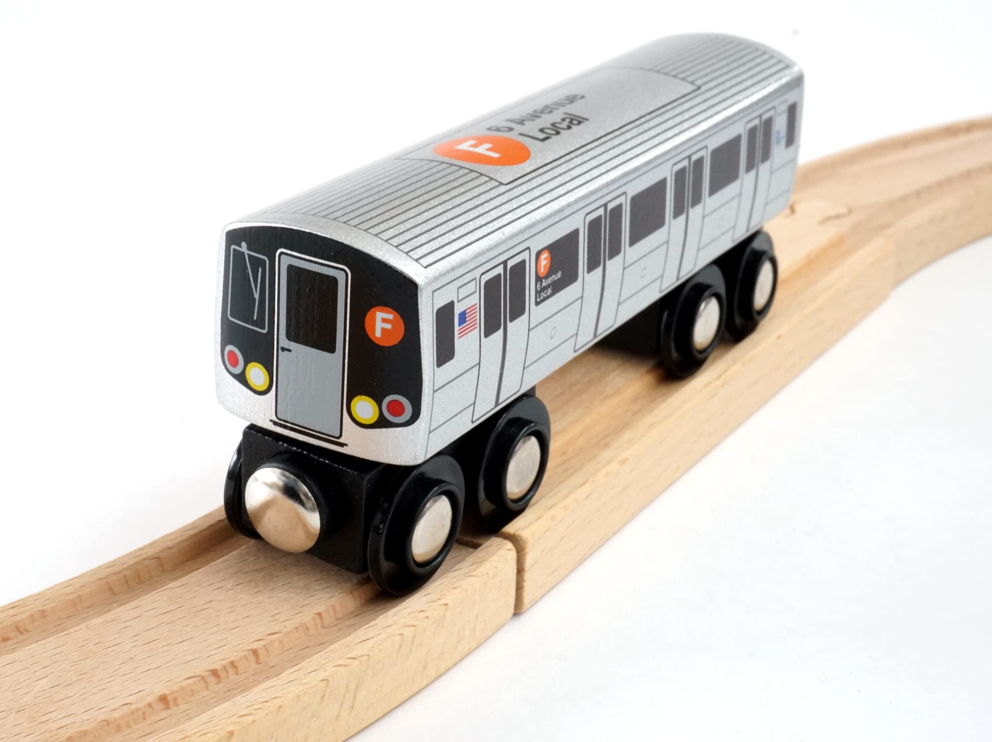 Mua Munipals New York City Subway Wooden Railway (B Division) F Train/6 ...