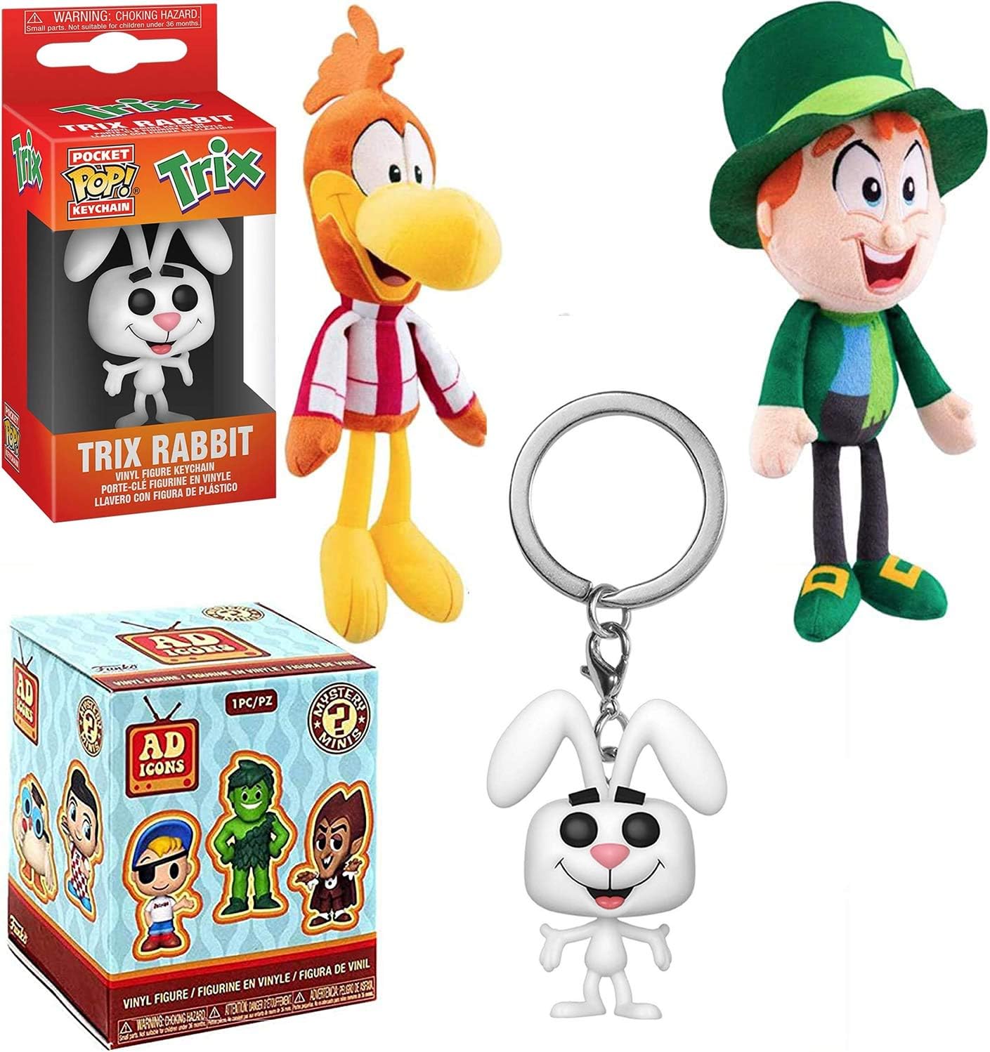 Amazon.com: Rabbit Mascot Trix Ad Icon Character Figure Retro Pocket ...