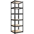 Amazon.com: REIBII Storage Shelves 6 Tier Garage Shelving Heavy Duty ...