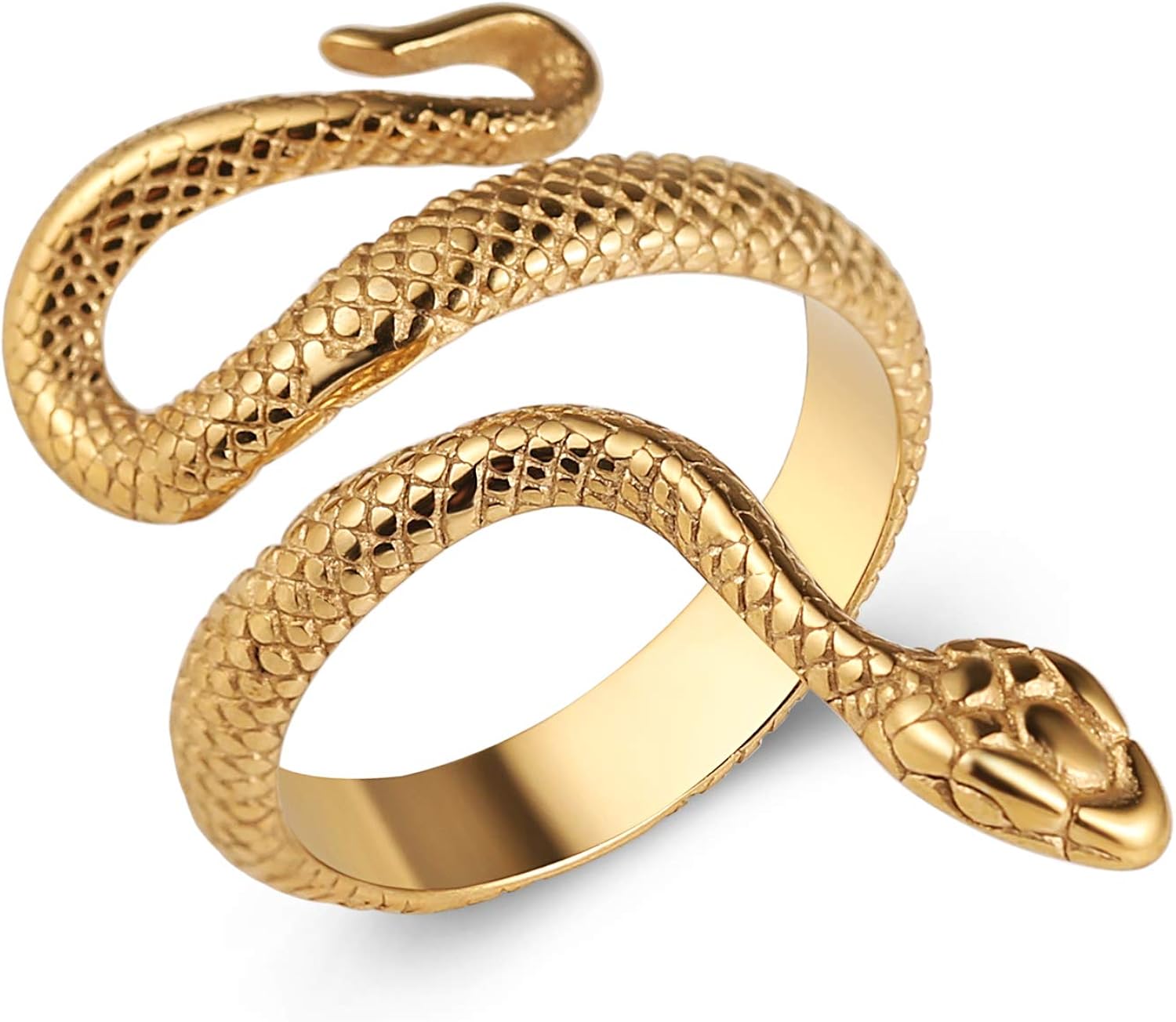 HZMAN Snake Ring Men Women Gothic Jewelry Retro Animal Fashion ...