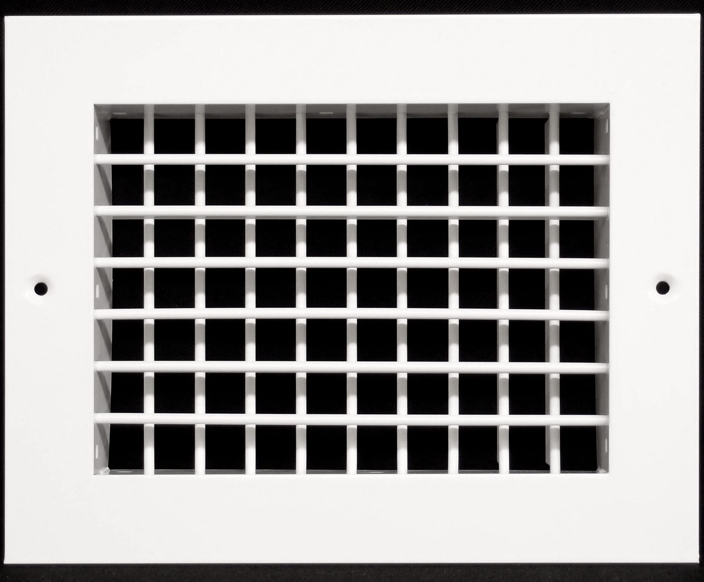 8"w X 4"h Aluminum Double Deflection Adjustable Air Supply HVAC ...