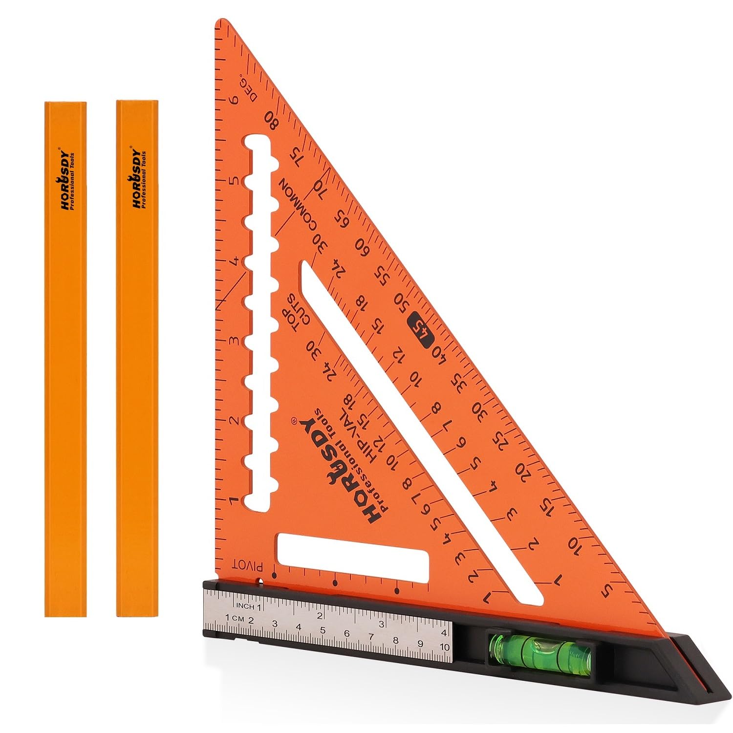 Mua HORUSDY 7 Inch Rafter Square with Level | Die-Casting Carpenter ...