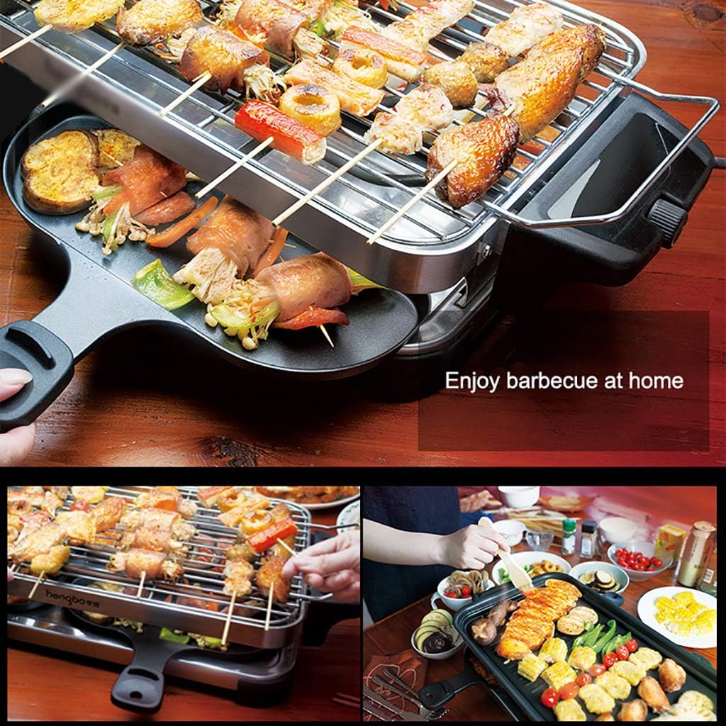Review Multifunction Electric Indoor Grill, Non-stick Coating ...