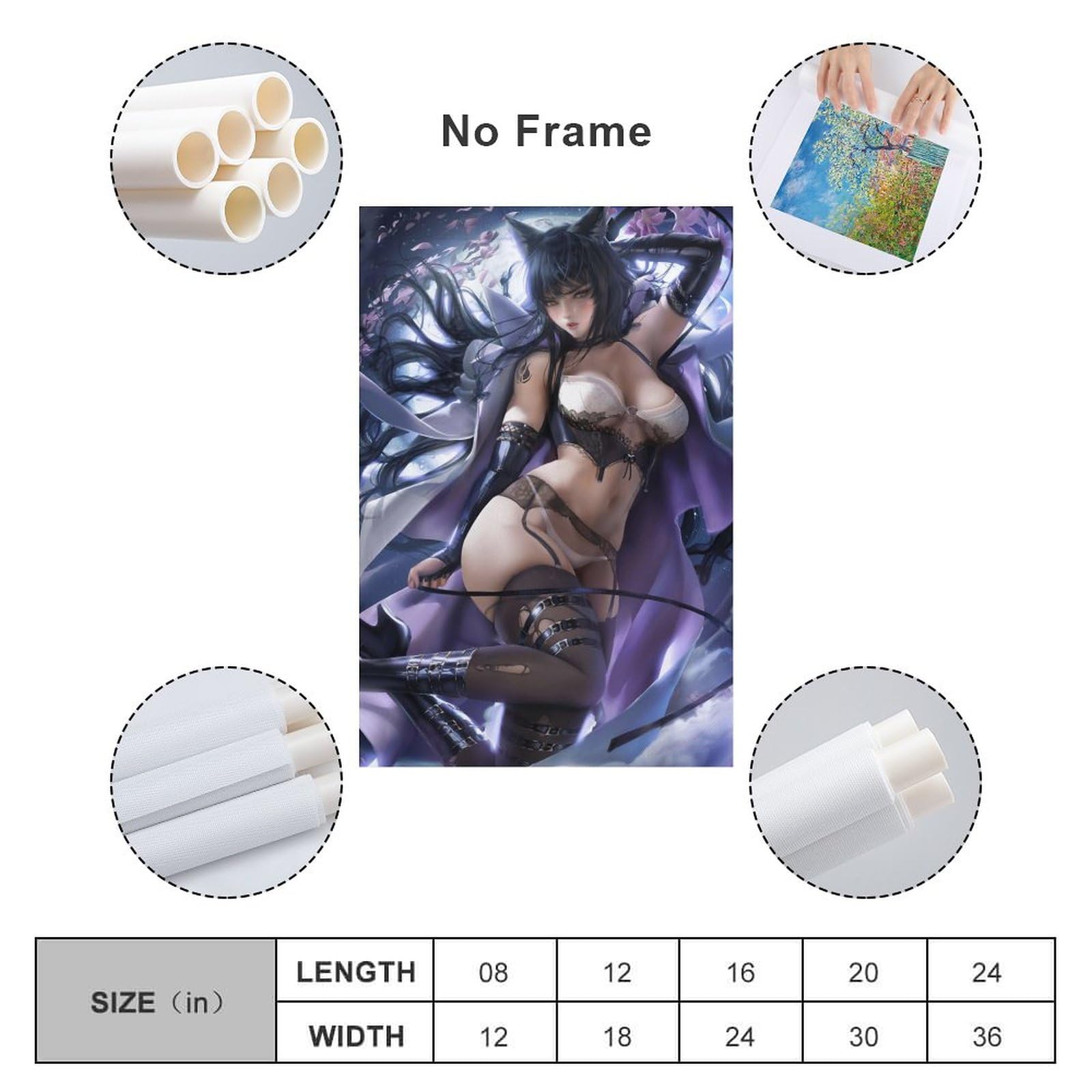 Ruby Game Anime Posters Blake Belladonna Girls Cartoon Aesthetic Poster ...