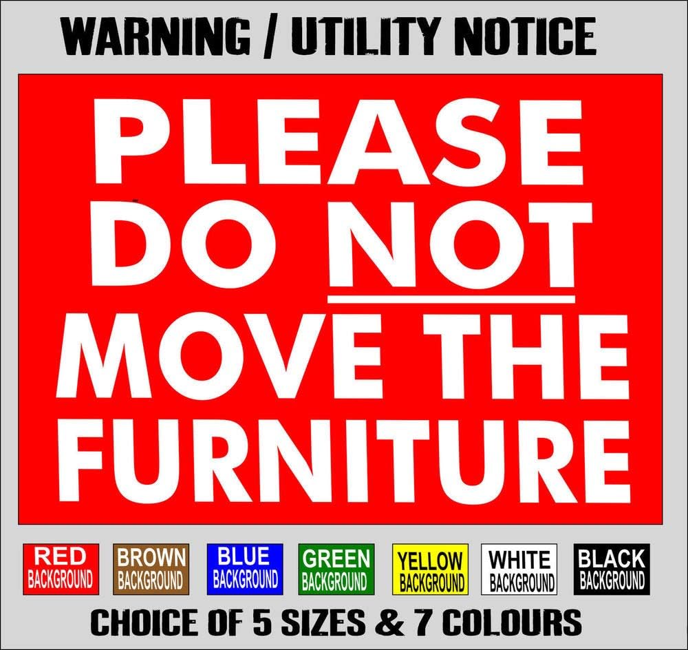 Please Do Not Move The Furniture Metal Sign 12 x18 Notice Pub Bar please-do-not-move-the-furniture-metal-sign-12-x18-notice-pub-bar
