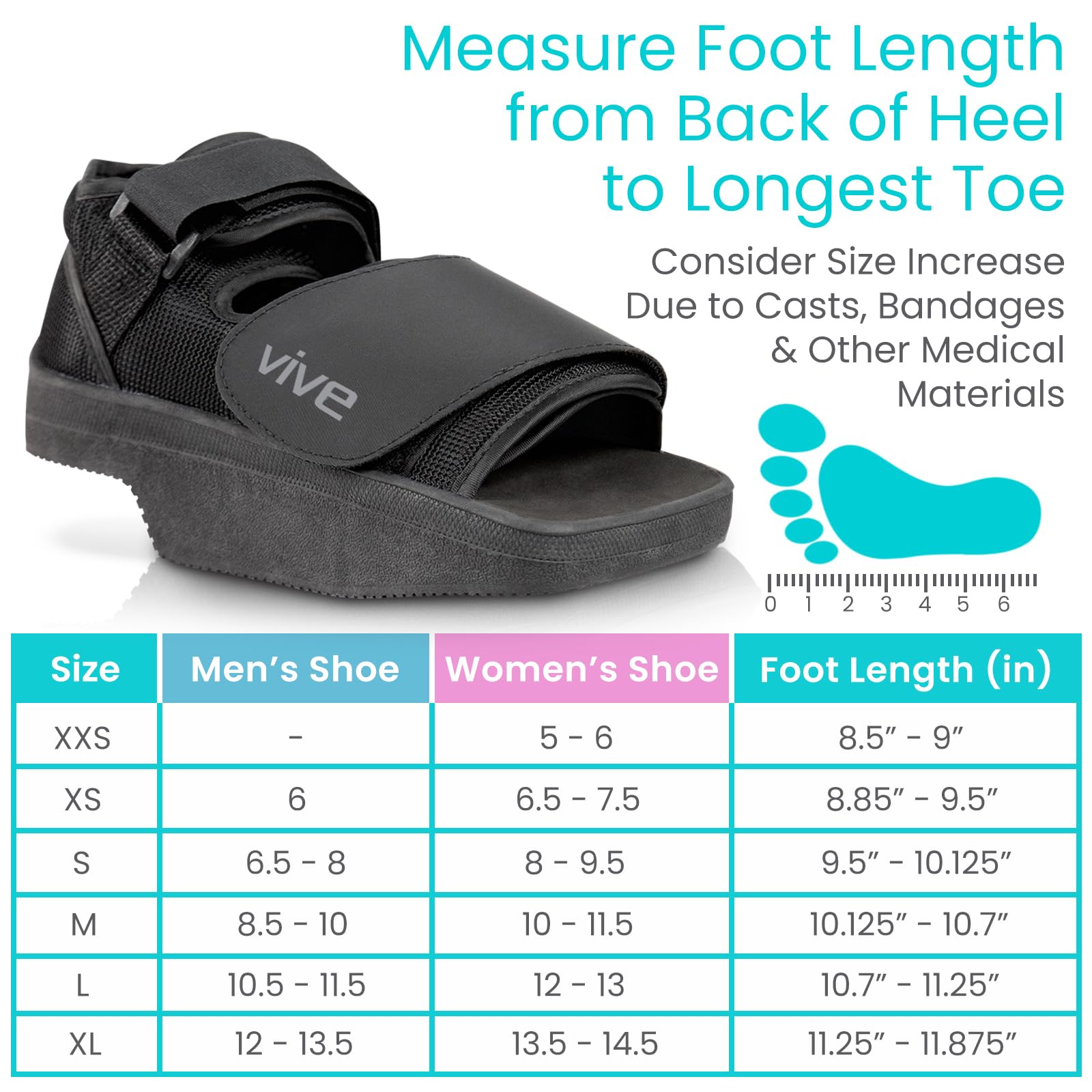 Mua Vive Wedge Post-Op Shoe - Offloading Boot for Heel or Ankle Pain ...