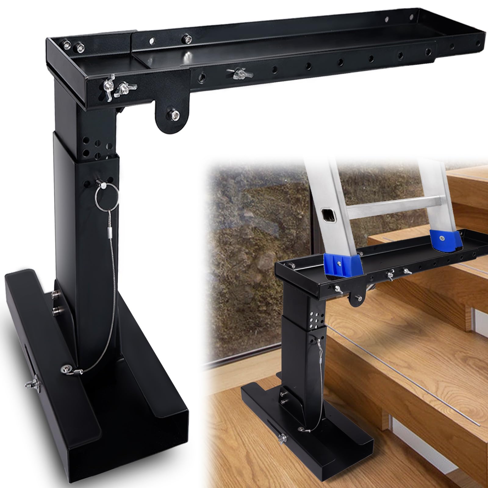 Ladder Leveler Pro, for Extension Ladders and Single, Ladder Stabilizer ...