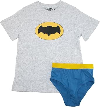 Amazon.com: Underoos Boys Batman Superhero Underwear Shirt Set, Extra ...
