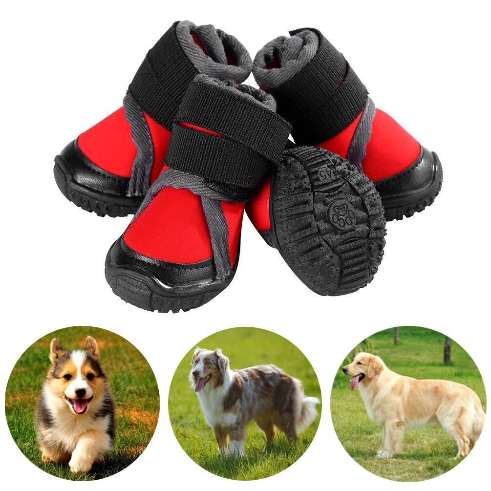 Petilleur Protector Dog Boots Dog Shoes Anti-skid and Breathable for ...