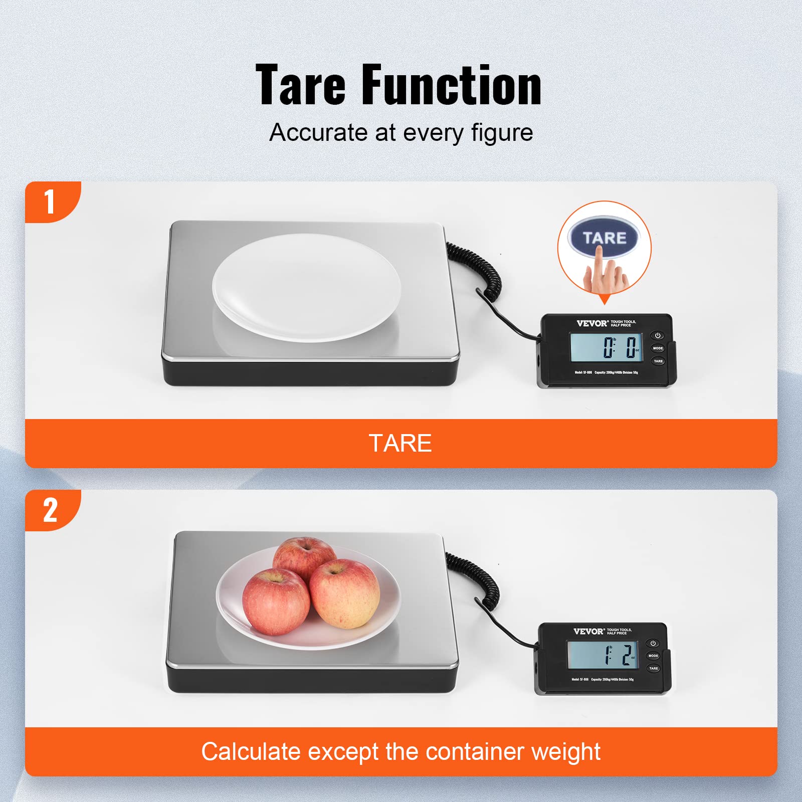 Mua VEVOR Digital Shipping Scale, 440 lbs x 1.7 oz. Heavy Duty Postal ...