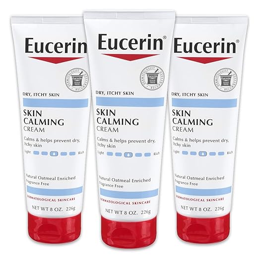Eucerin Skin Calming, Fragrance Free Creme 8 oz (Pack of 3): Amazon.co ...