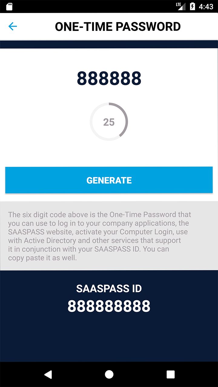 Saaspass Two Factor Authentication With Authenticator Two Step
