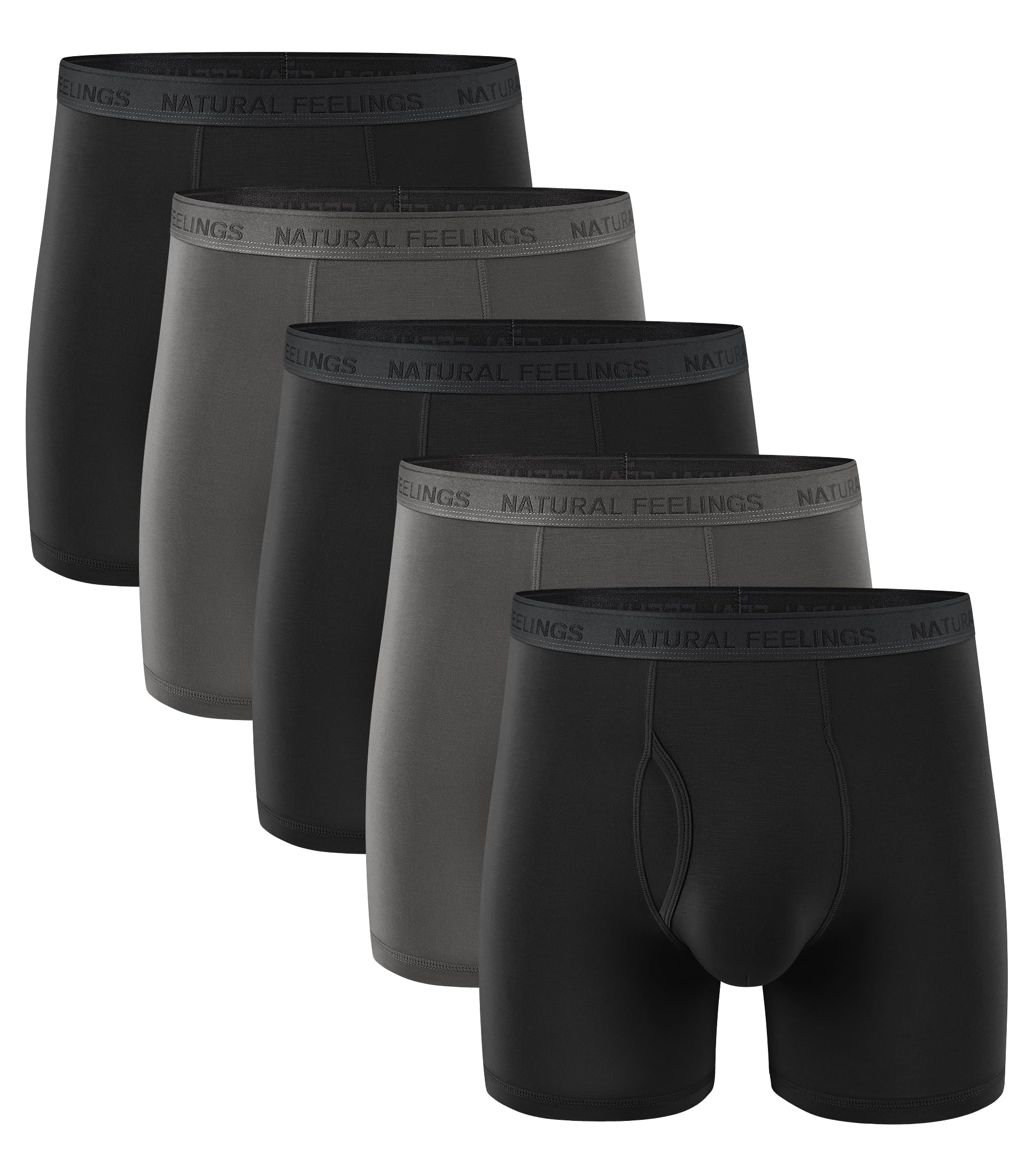 Natural Feelings Men's Underwear Viscose from Bamboo Boxer Briefs ...
