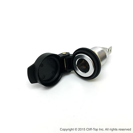 Cliff-Top® 12 - 24v Universal Female Hella(Din) Socket (Alloy): Amazon ...