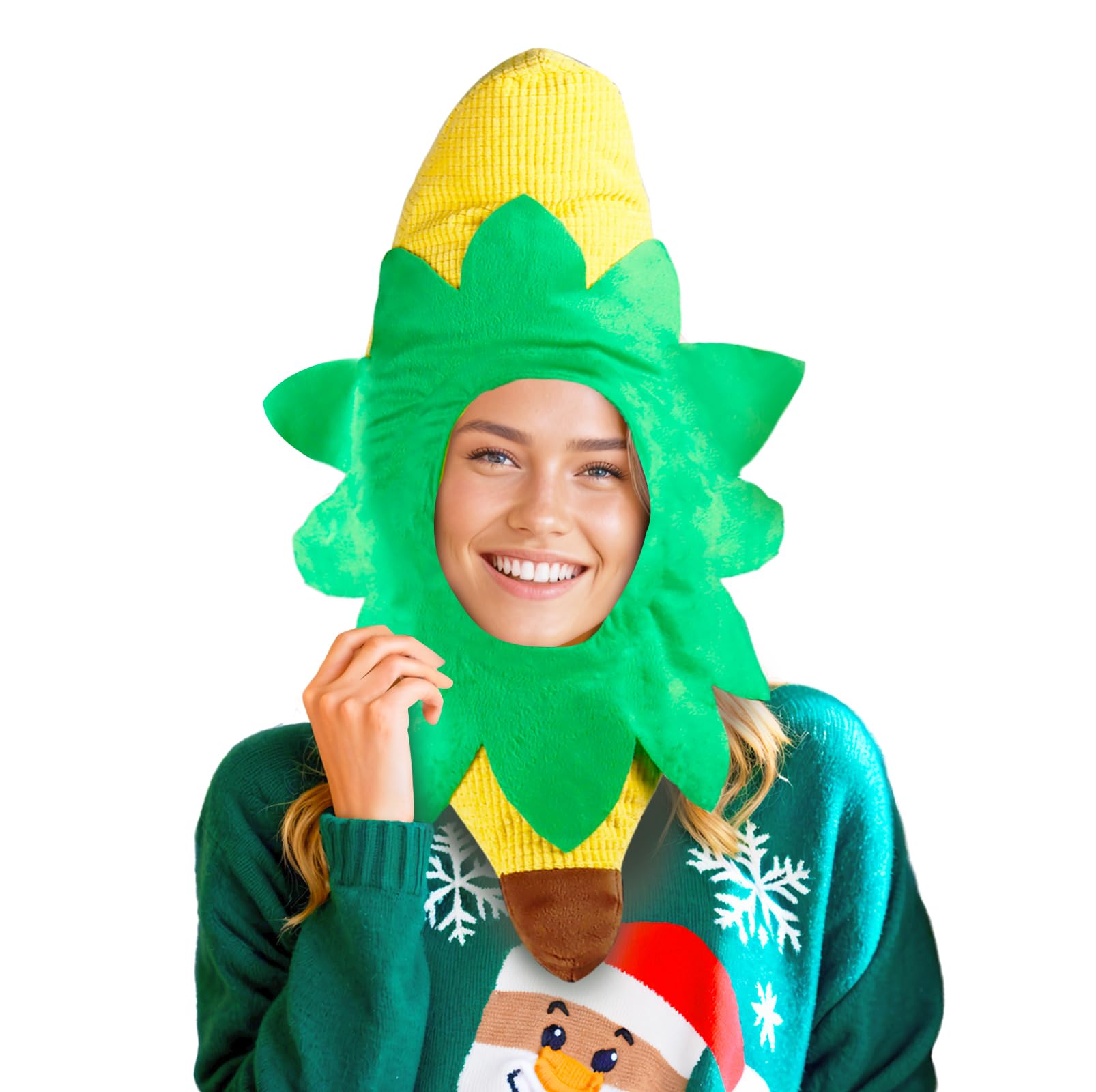 Jococs Corn Head Costume Corn Costume Plush Corn Cob Hat Food Hat Fruit ...