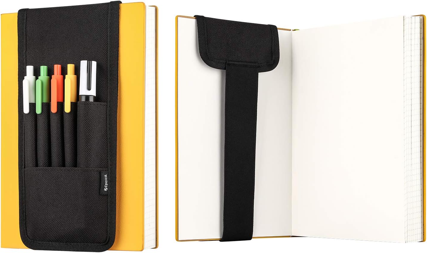 Epessa Book Pen Holder,Pencil Holder, Pen Sleeve Case for Journals ...