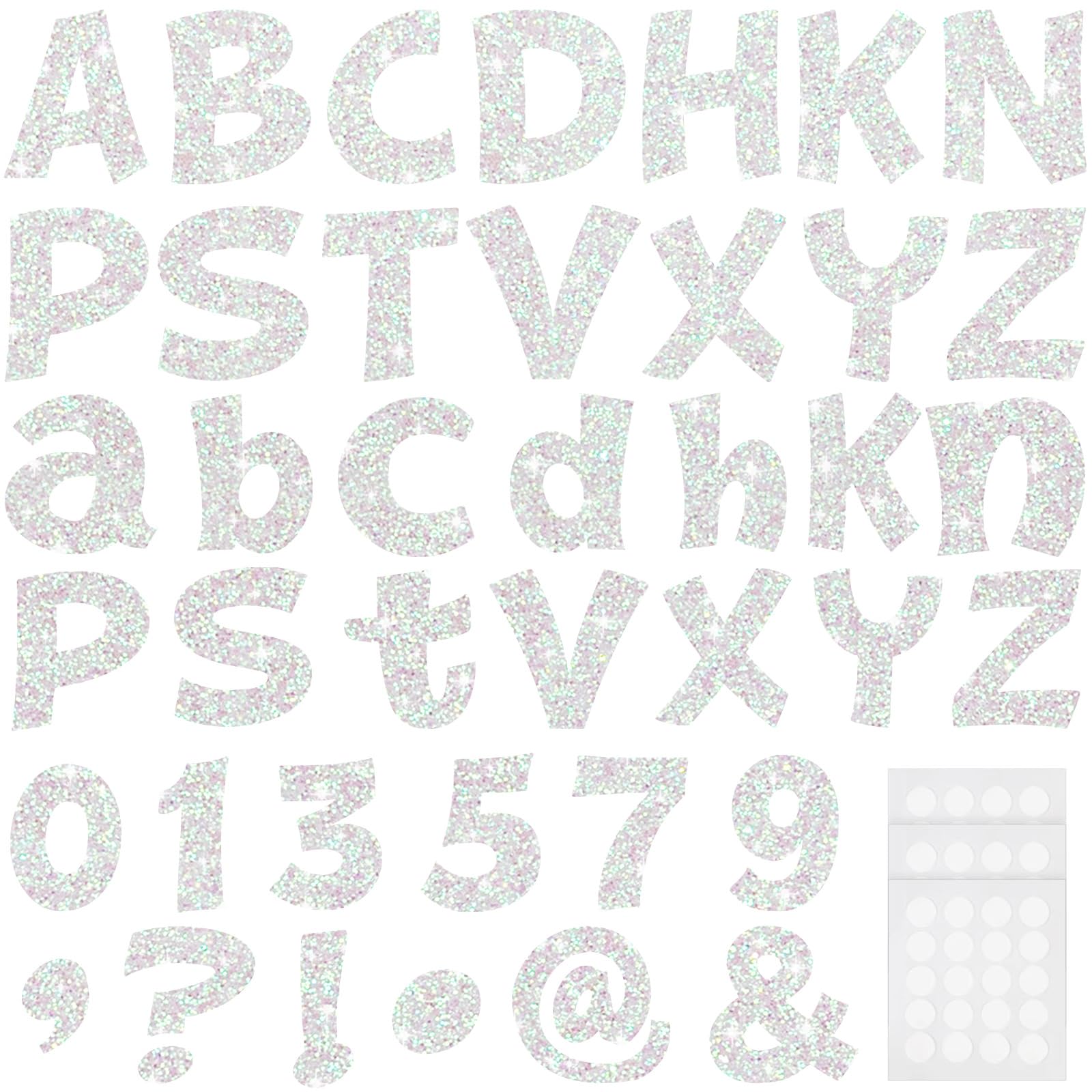 Mua 216 Pcs Glitter Bulletin Board Letters for Classroom Numbers ...