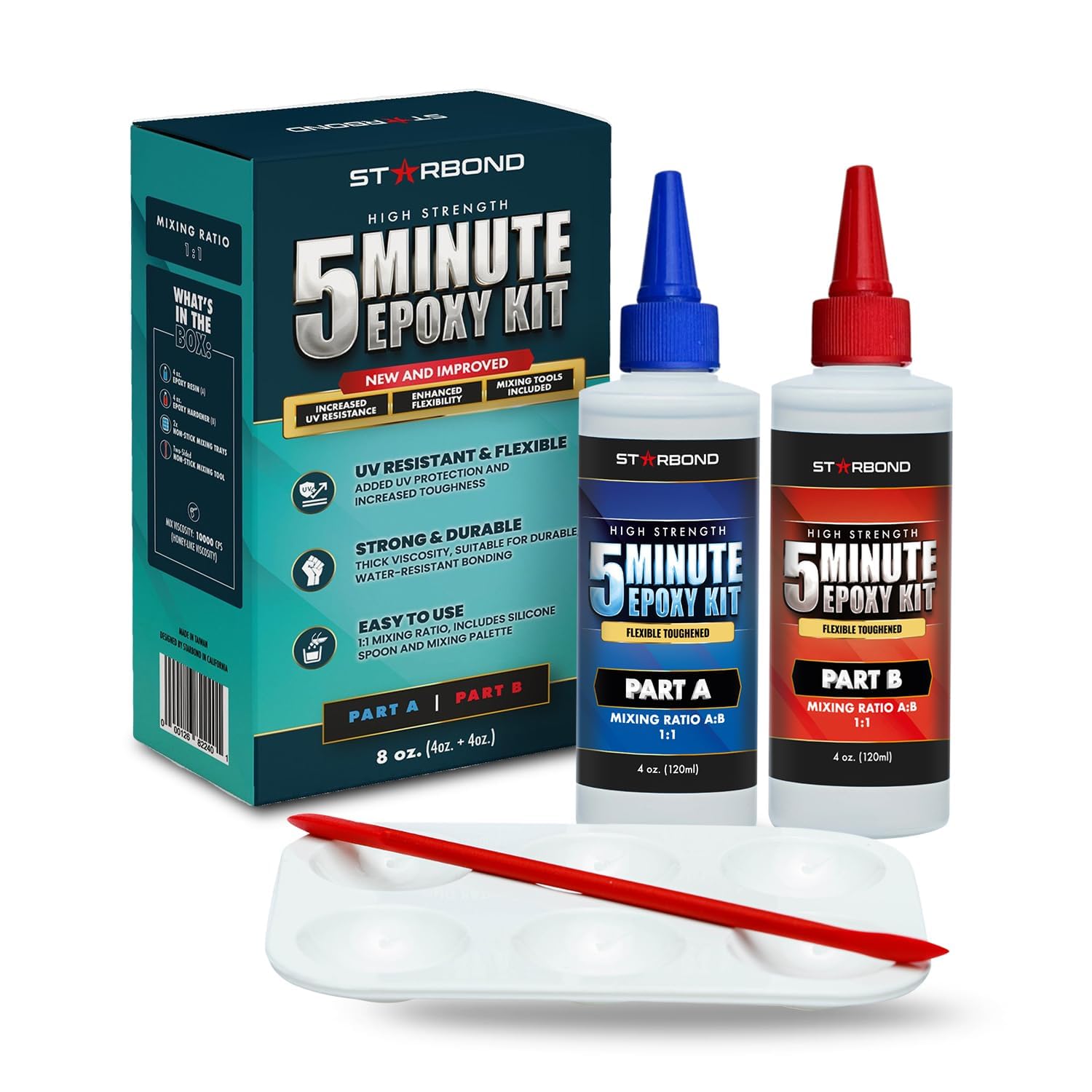 8 oz. XL Starbond 5 Minute Epoxy — Enhanced Strength (2,600 lb Shear ...