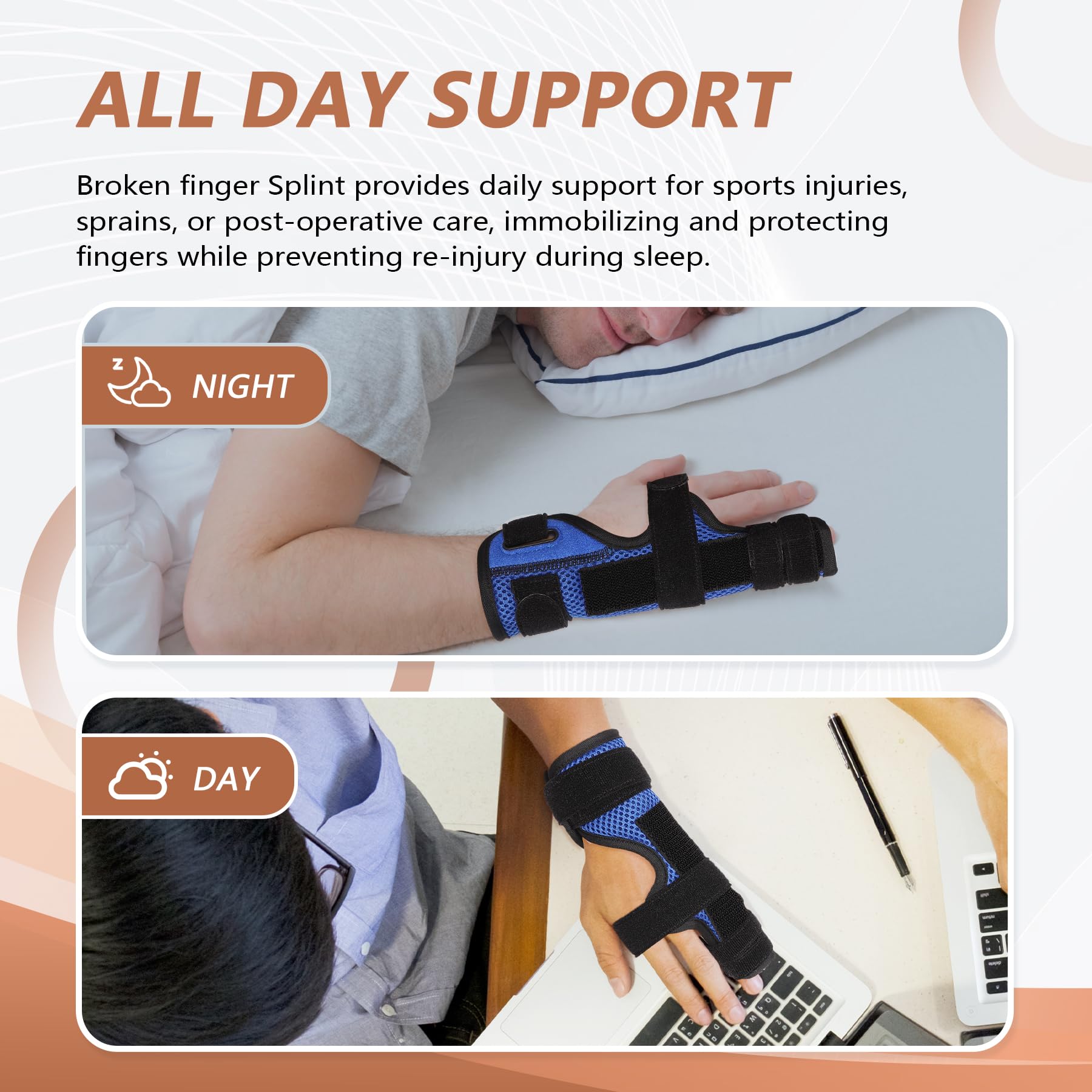 Mua Scurnhau Pinky Finger Splint, Metacarpal Splint for Boxer's ...