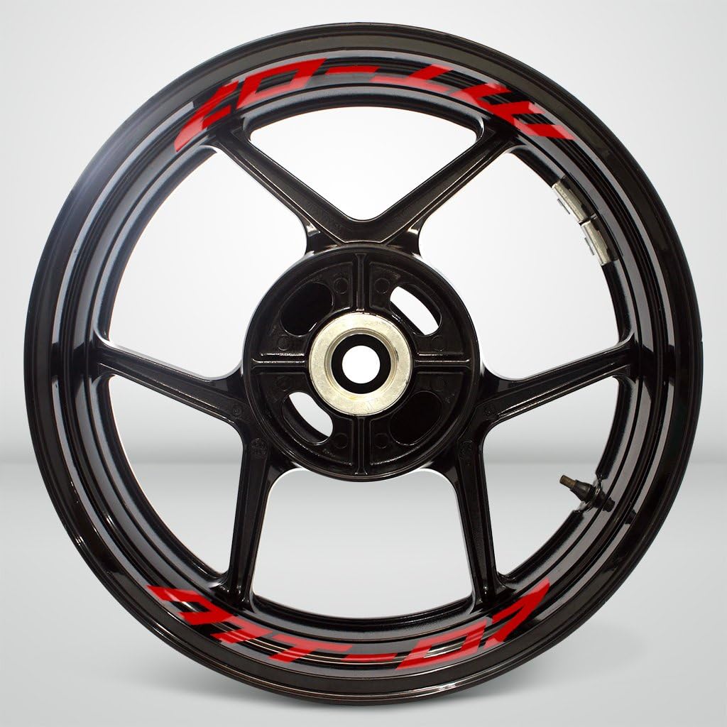 2 Tono Ametista Ruote Moto Cerchione Inner Rim Tape Decalcomanie ...