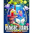 Amazon.com: Magic Jars: A Coloring Book for Adults Featuring Cute Jars ...