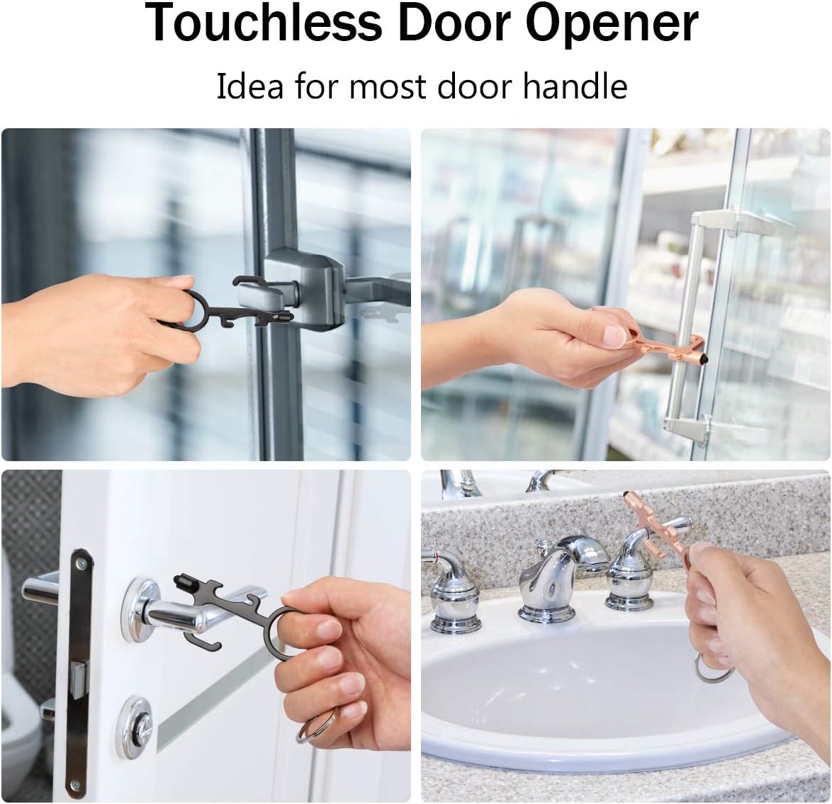 Contactless No Touch Door Opener, Safety Tool for Outdoor Public Handle ...
