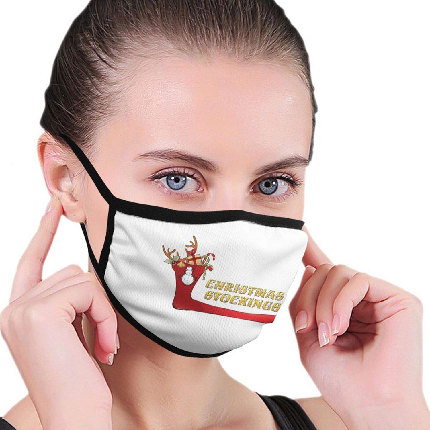 Face Mask Christmas Stocking Earloop Face Anti Dust Mouth Mask for Men ...