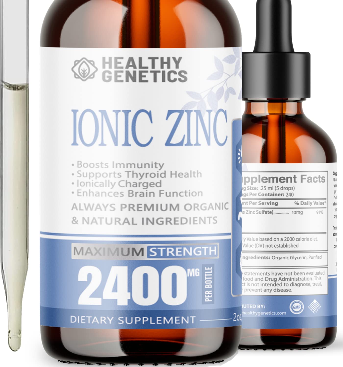 Mua Liquid Zinc Drops Concentrate for entire family | 240 Day Supply ...