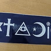 Amazon.com: The ORIGINAL Eat A Dick - Atheist Coexist parody Removable ...