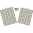 Amazon.com: Made in USA! 100 Country Flag 1.5" x 1" Self Adhesive World ...