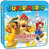 Amazon.com: Super Mario Checkers/Tic Tac Toe Combo, Juego de ingenio ...