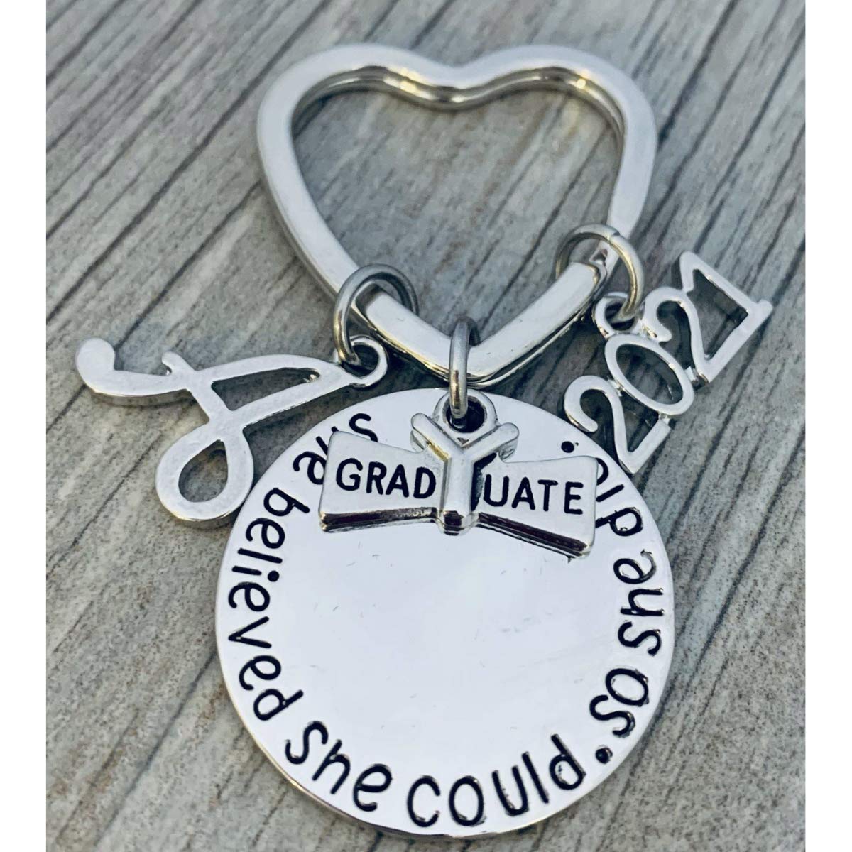 Amazon.com: Personalized Graduation Keychain, Custom Graduation Gift ...
