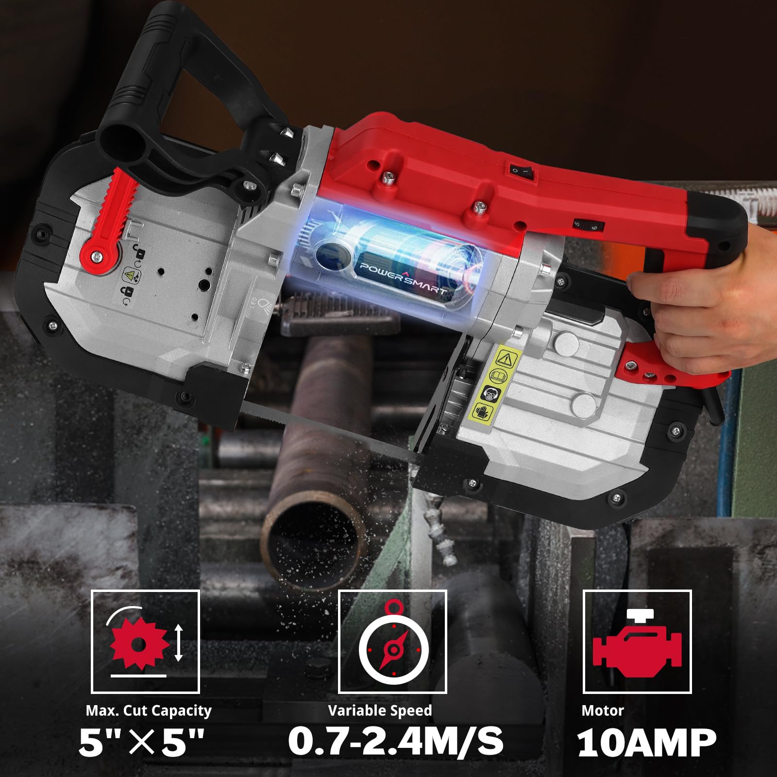 Mua PowerSmart Portable Bandsaw, 10 Amp 5 Inch Deep Cut Band Saw for ...