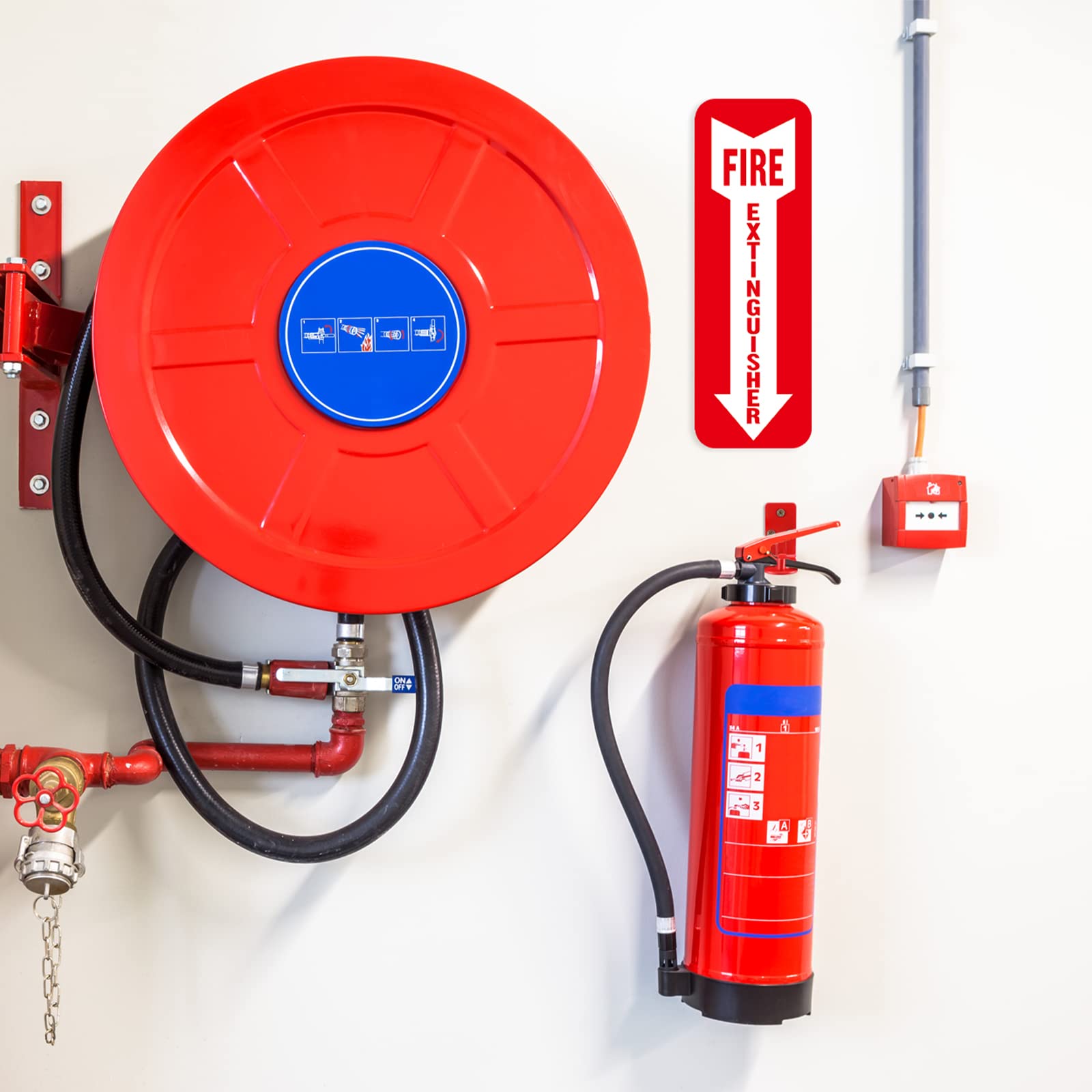 Mua 4 Sets Fire Extinguisher Mount Fire Extinguisher Bracket for 5-20 ...