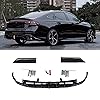 NINTE Rear Bumper Diffuser Fit for 2023-2024 11th Honda Accord Rear ...