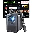 Amazon.com: ETOE Smart Projector 1080P with Android TV 10.0, Netflix ...