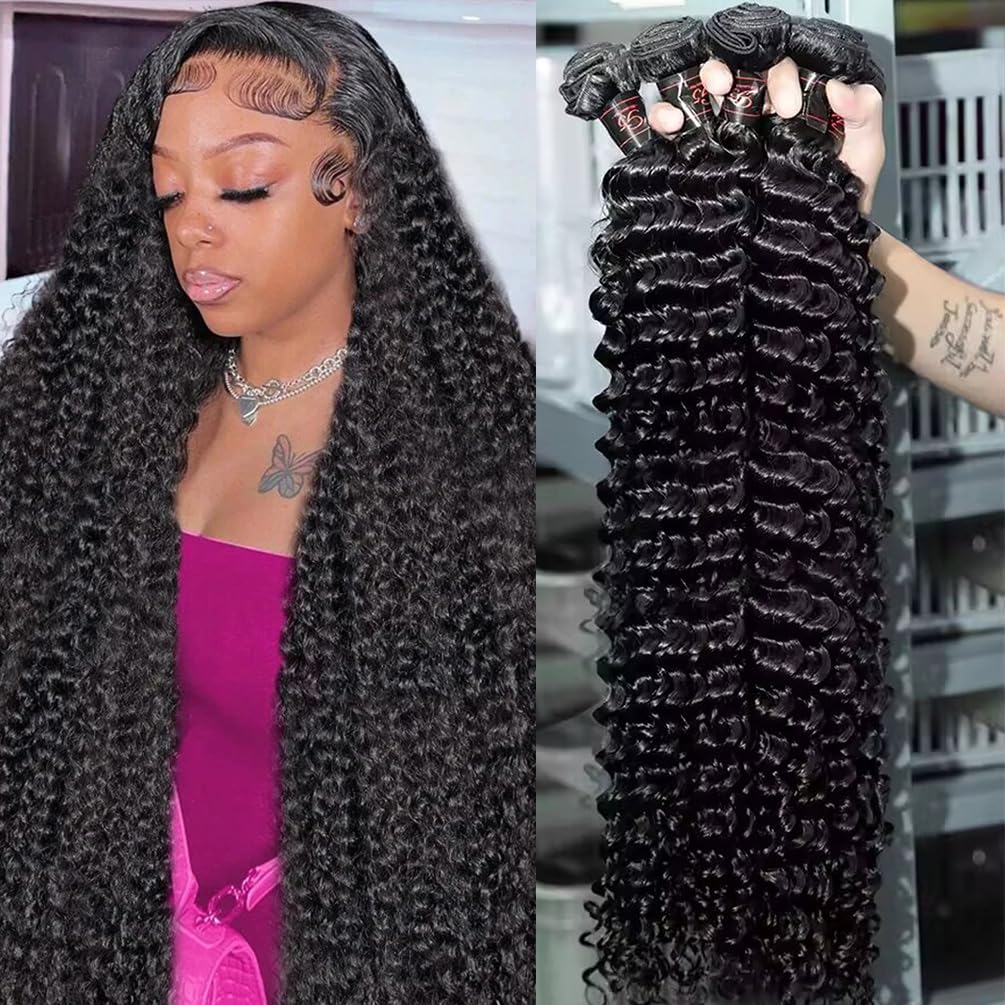 Water Wave Bundles (18 20 22 Inch) 12A Human Hair Water Curly Bundles ...