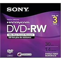 Amazon.com: Sony 8cm DVD-R with Hangtab 5 Pack - 5DMR30R1H : Electronics