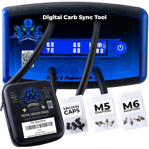 4-Channel - The Digi Sync™ Throttle Body & Digital Carb Sync Tool, Easy ...