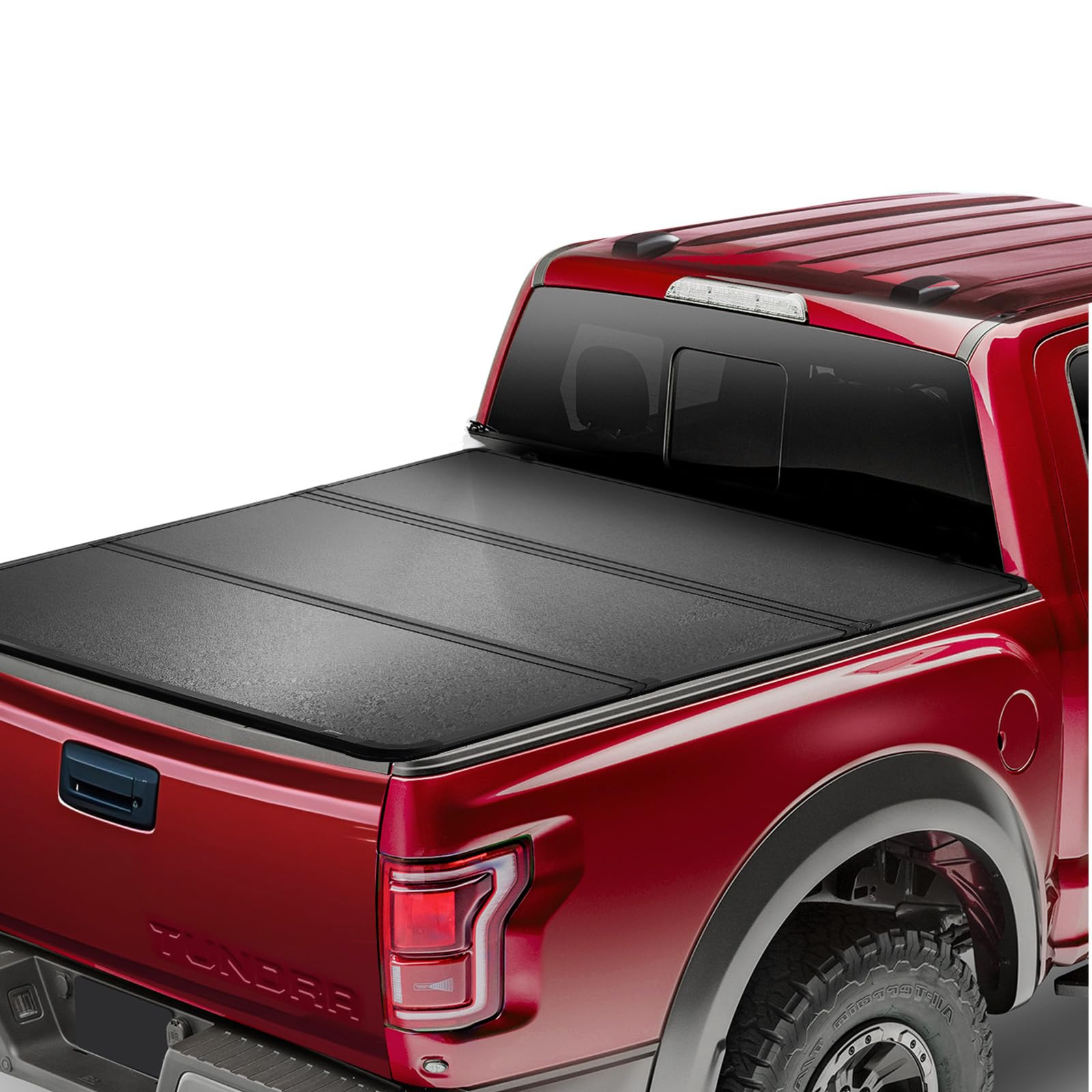 VEVOR Tri-Fold Truck Bed Tonneau Cover, Compatible with 2014-2024 ...