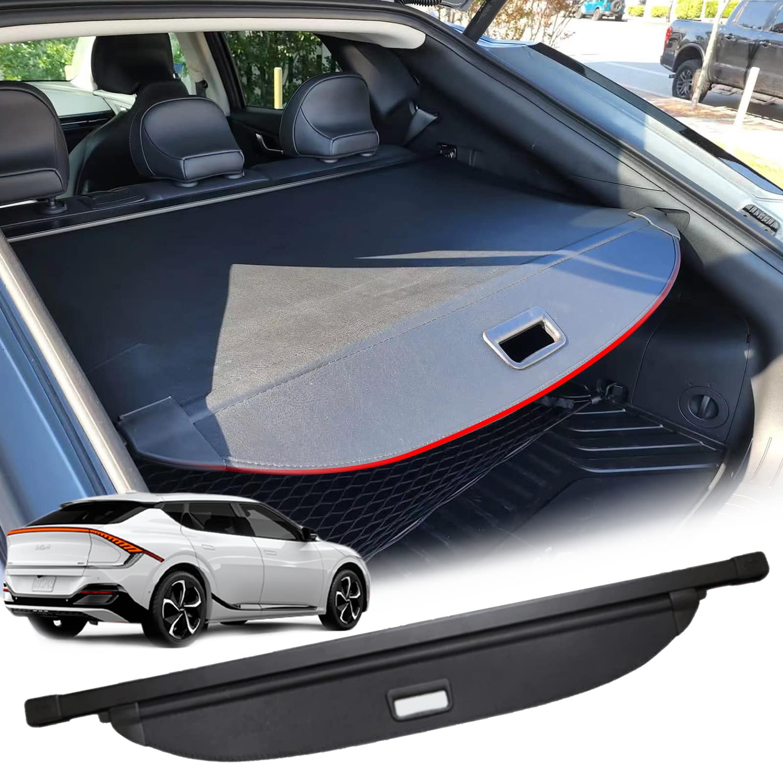Mua Volcaner Cargo Cover for Kia EV6 Accessories,Leather Retractable ...