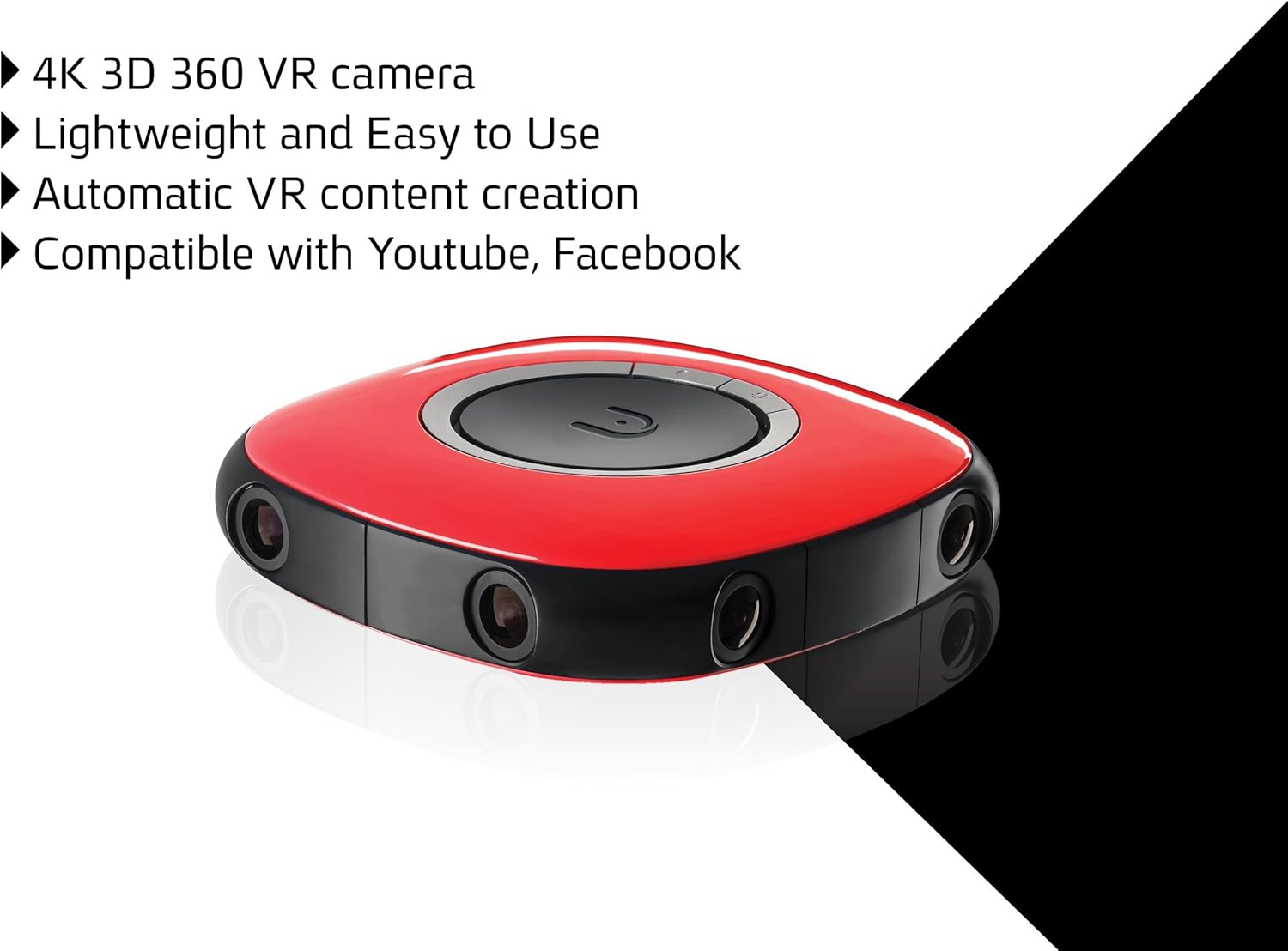 Vuze – 3D 360° 4K VR Camera – Red – BigaMart