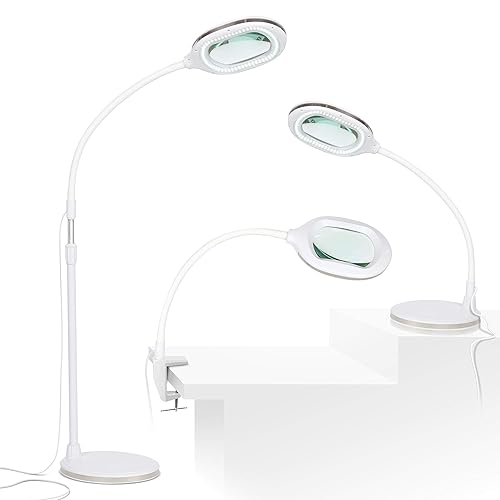 Brightech LightView Pro Magnifying LED Desk Lamp with Light, Hobbies ...