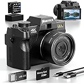 Amazon.com : Monitech Digital Camera for Photography and Video, 4K 48MP ...