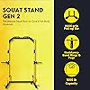 HulkFit Multi-Functional Adjustable Pro Series Squat Rack for Home Gym ...