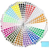 Amazon.com : 1120 PCS 3/4" Round Color Coding Dots Circle Coding Labels ...
