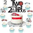 Amazon.com: Sursurprise Two Fast Two Curious Birthday Decorations ...