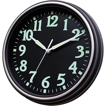 Amazon.com: Trintec 24 Hour Military Time Zulu Time Wall Clock 14 ...