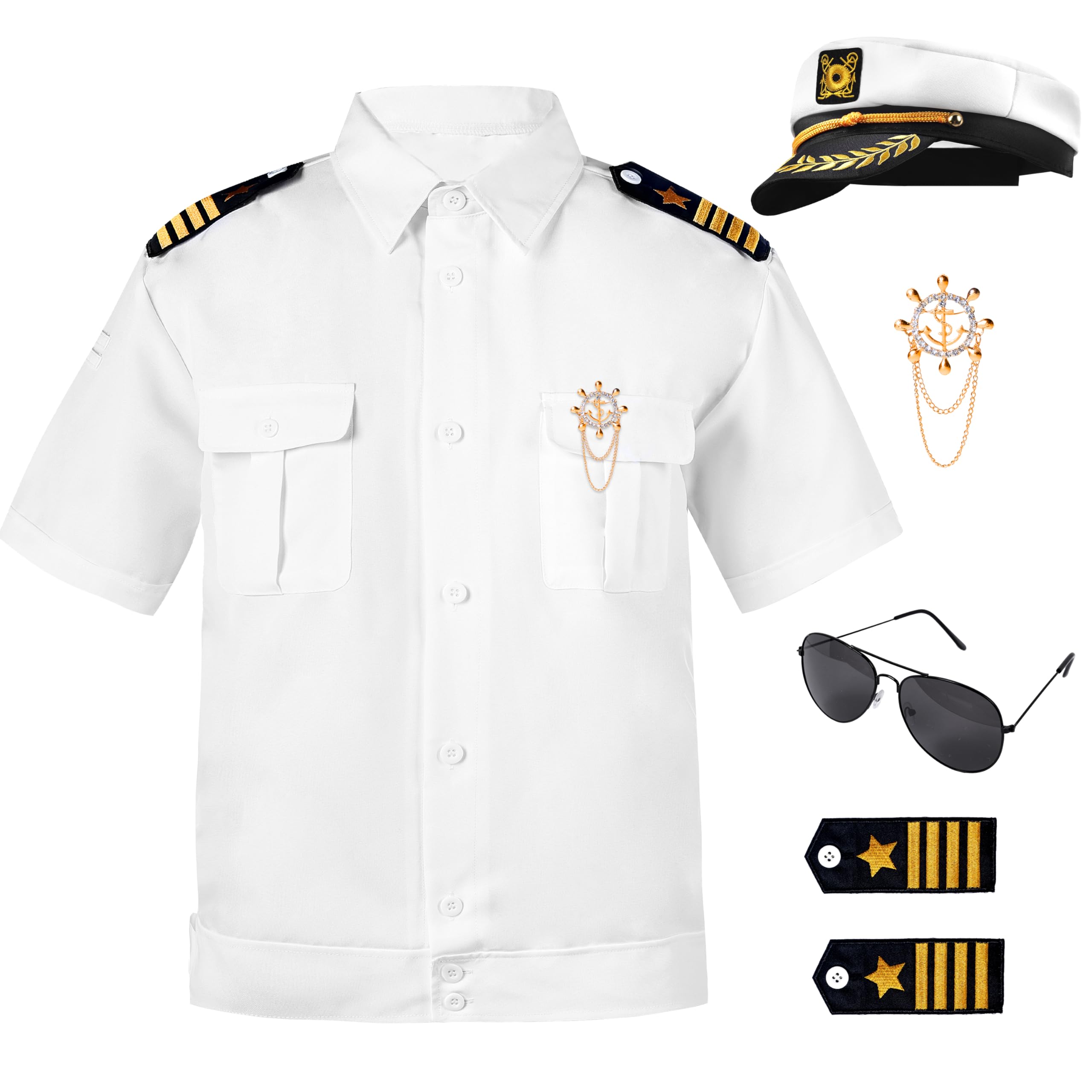 Spooktacular Creations Men Sailor Costume, Halloween Costume Adult ...
